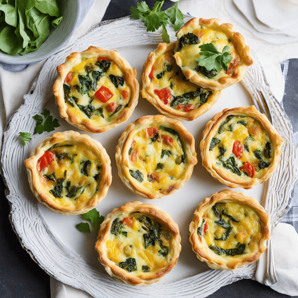 Mini Vegetable Quiches - Less Is Tastier