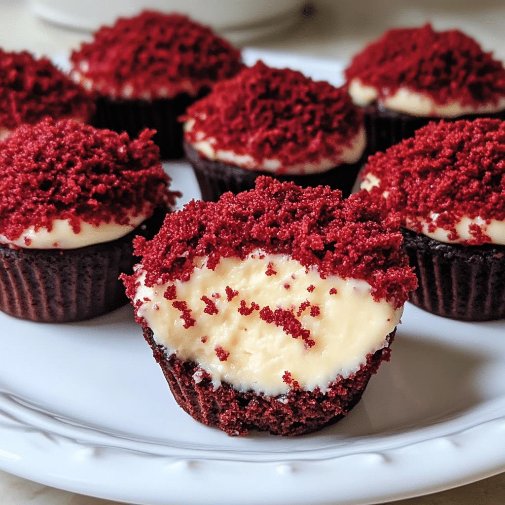 Red Velvet Cheesecake Bites - Less Is Tastier