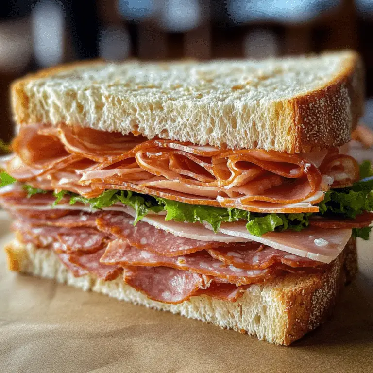 Cold Cut Sandwiches - Less Is Tastier