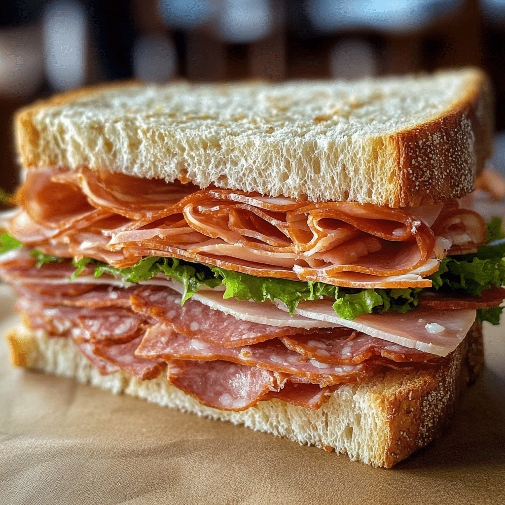 Cold Cut Sandwiches - Less Is Tastier