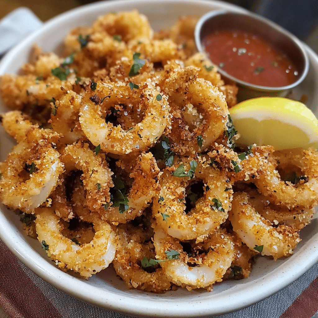 Crispy Baked Calamari - Less Is Tastier