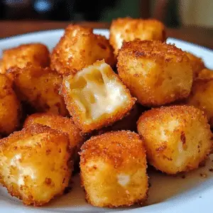 Fried Cheese Bites - Less Is Tastier