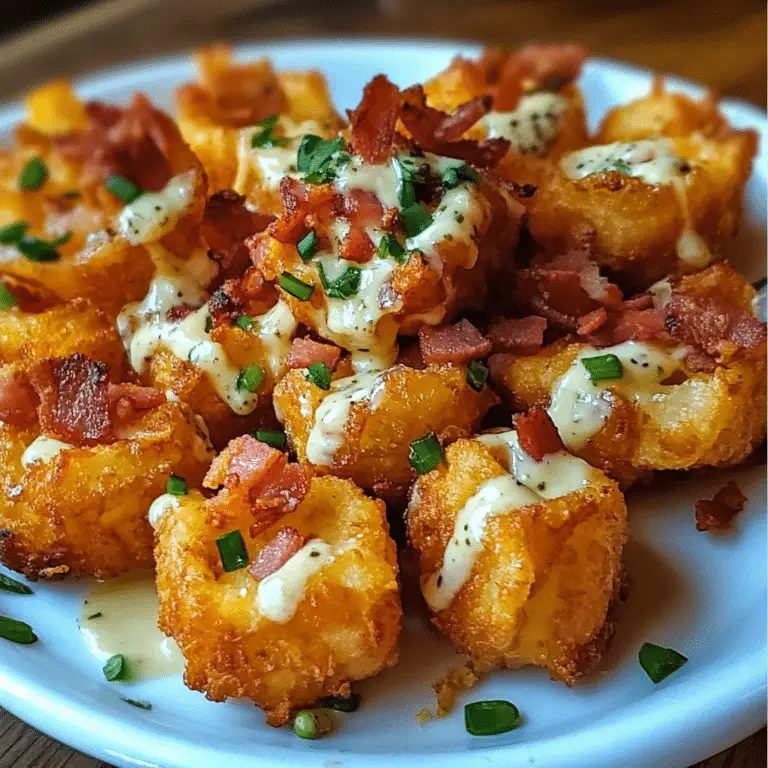 Loaded Tater Tots - Less Is Tastier