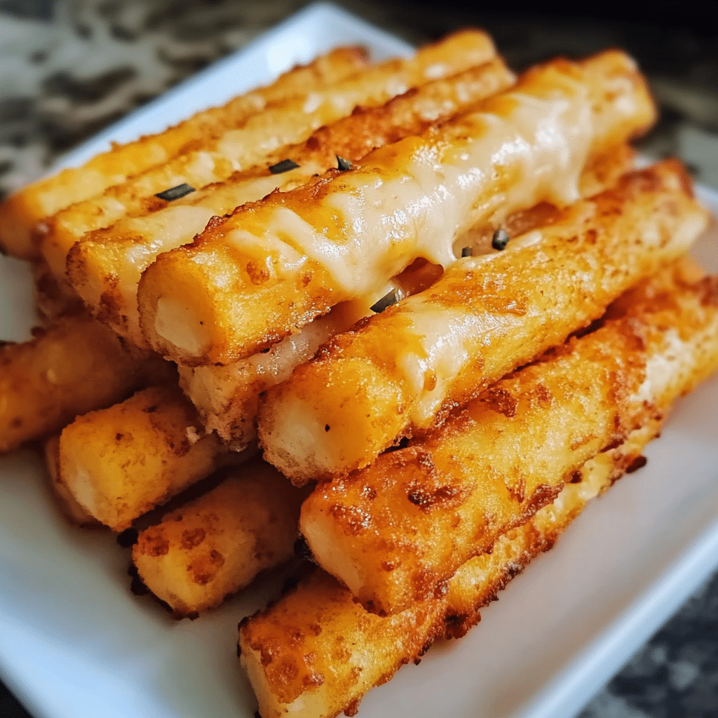 Potato Cheese Sticks Recipe - Less Is Tastier