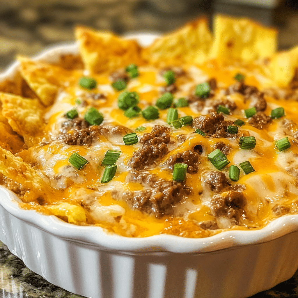 Cheeseburger Dip - Less Is Tastier