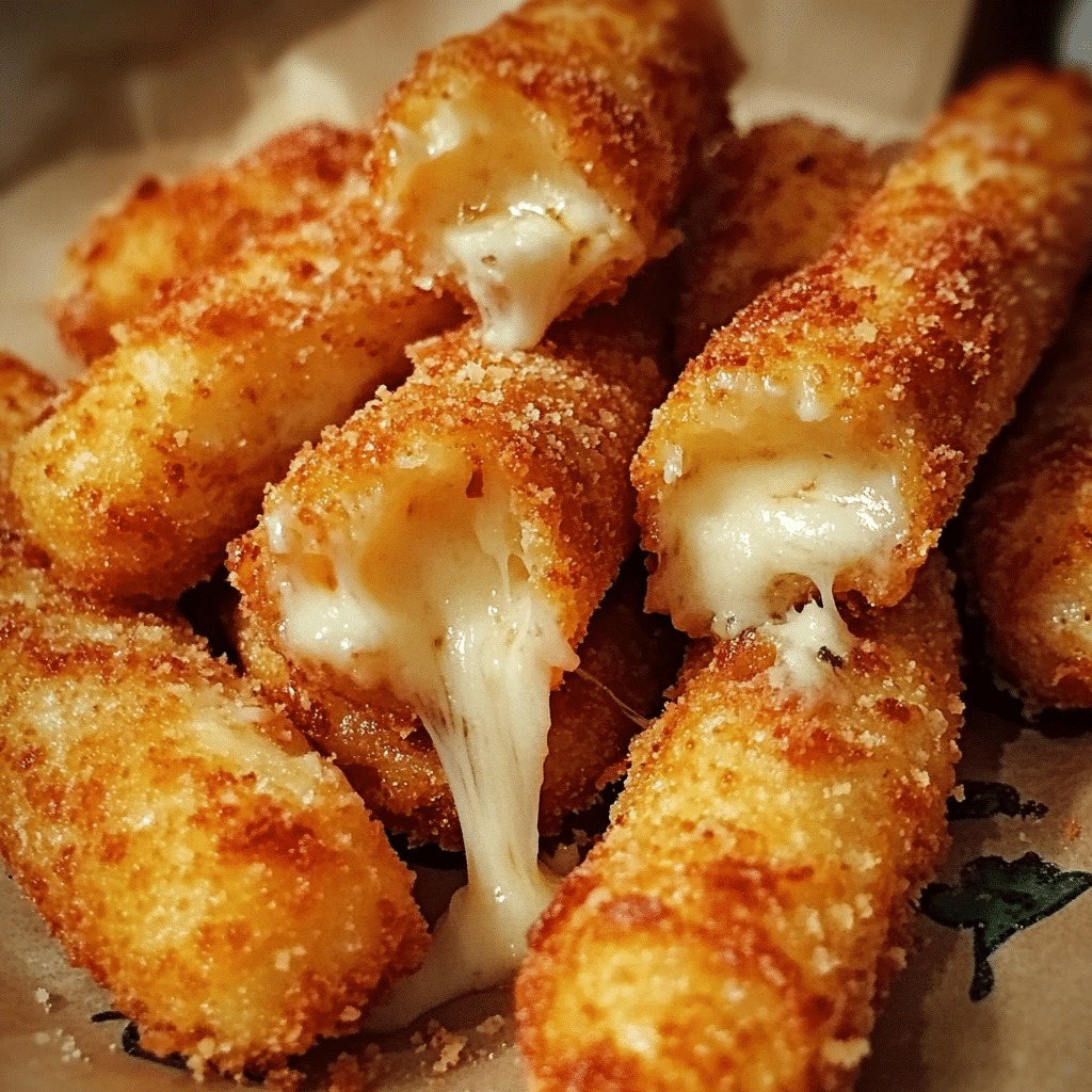 Irresistible Crunch of Mozzarella Cheese Sticks - Less Is Tastier
