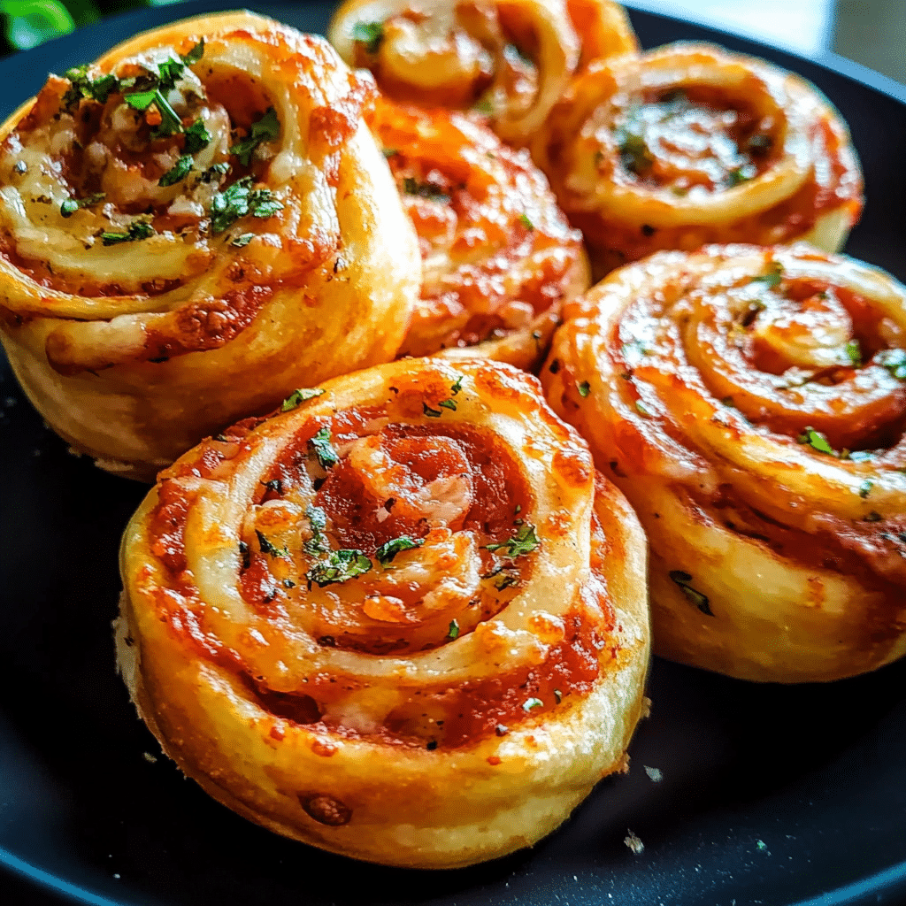 Pizza Pinwheels Recipe - Less Is Tastier