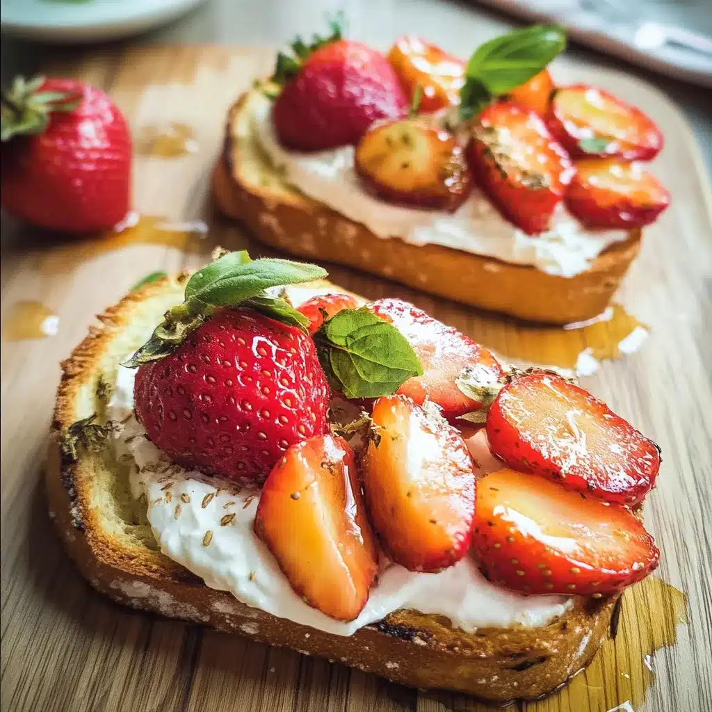 Strawberry Stone Fruit Cream Cheese Toasts: An Incredible Ultimate ...
